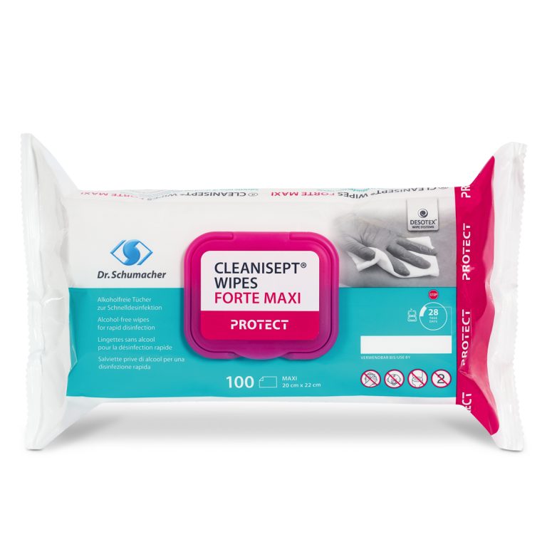 Cleanisept Forte Wipes Maxi - Desinfectie doekjes zonder alcohol 100 st flowpack - CT ...